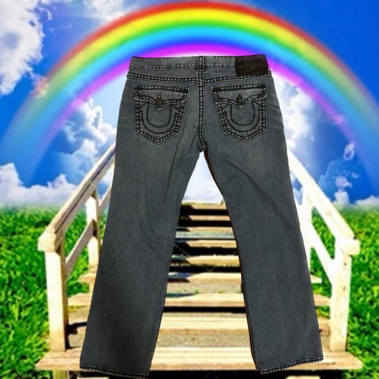 💯 Dark wash super t trueys 💯 🇺🇸 Made in USA so the... - Depop