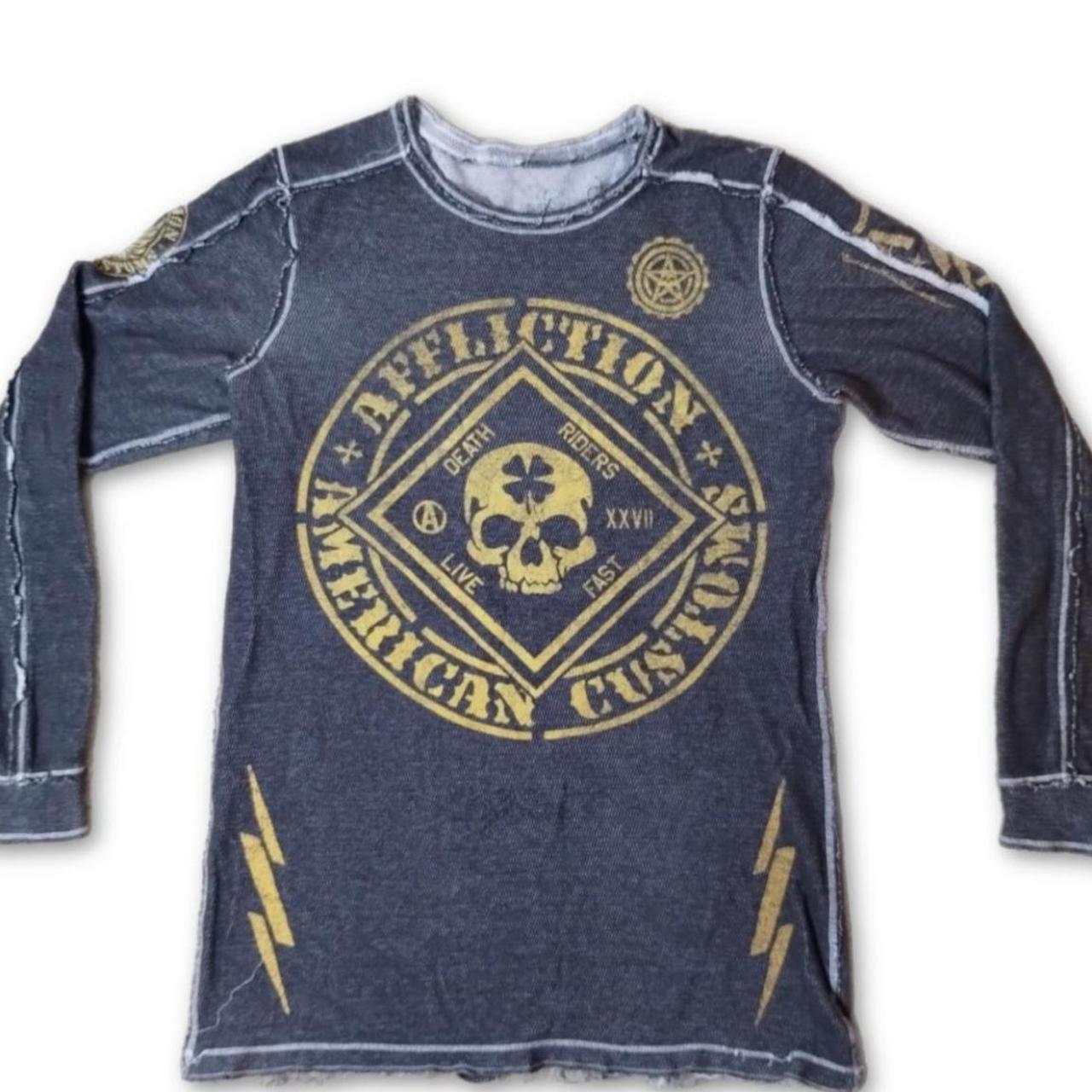 affliction reversible with some distressing boost... - Depop