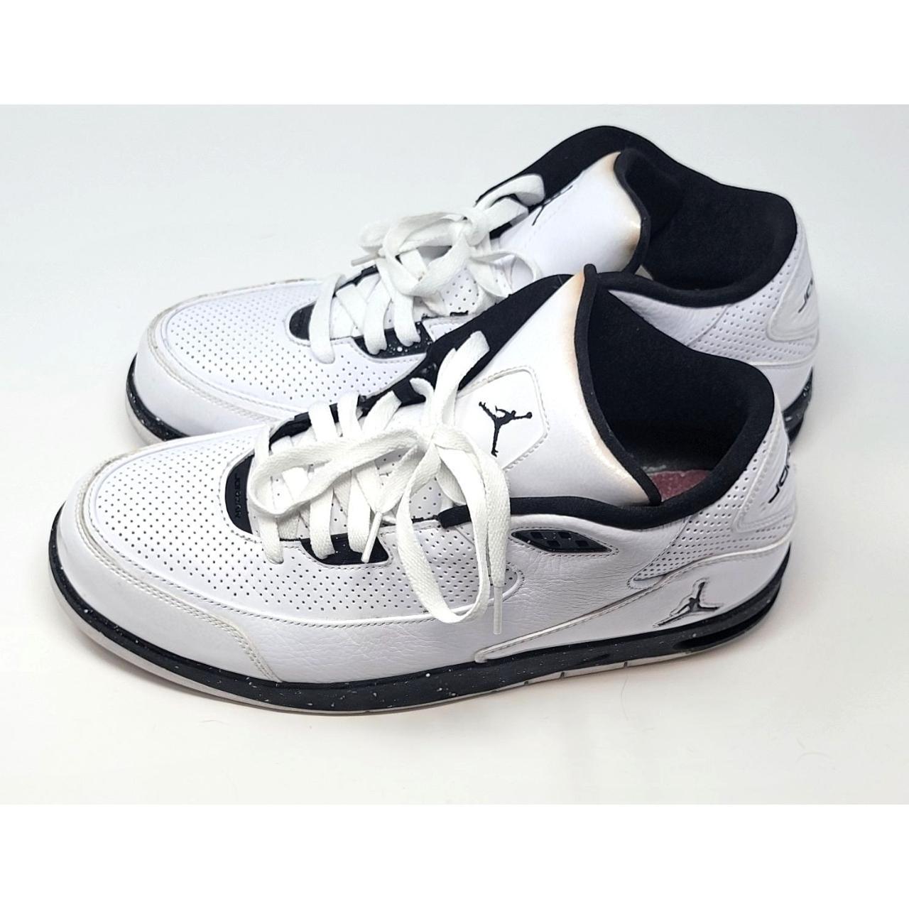 Nike Jordan Mid Ankle After Game White with Black... - Depop