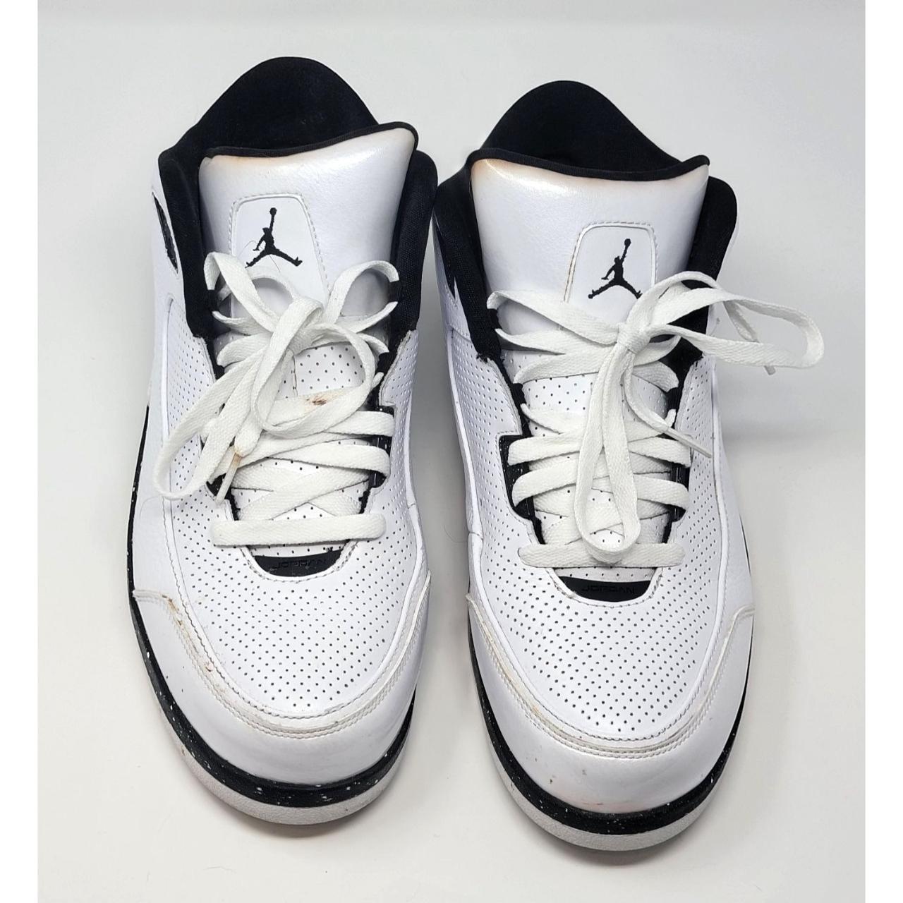 Nike Jordan Mid Ankle After Game White with Black... - Depop