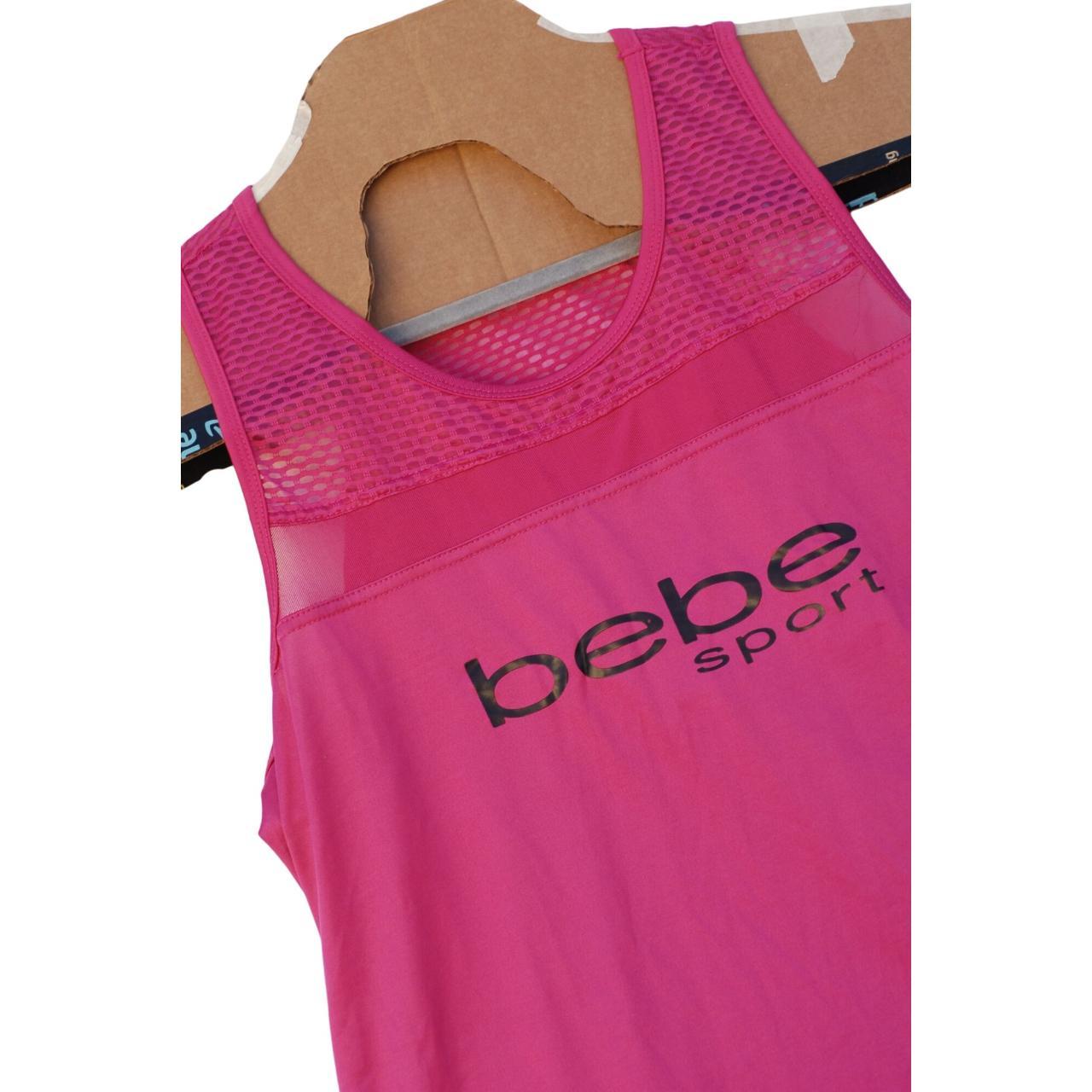 Bebe logo mesh detail tank is the easy, everyday... - Depop