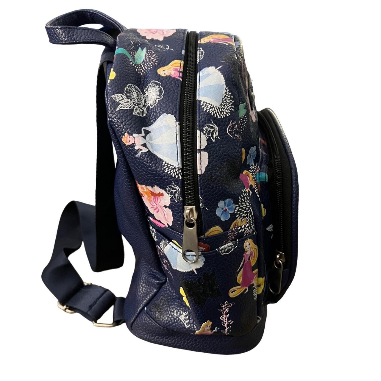 Disney Princesses Mini Faux Leather Backpack in... - Depop