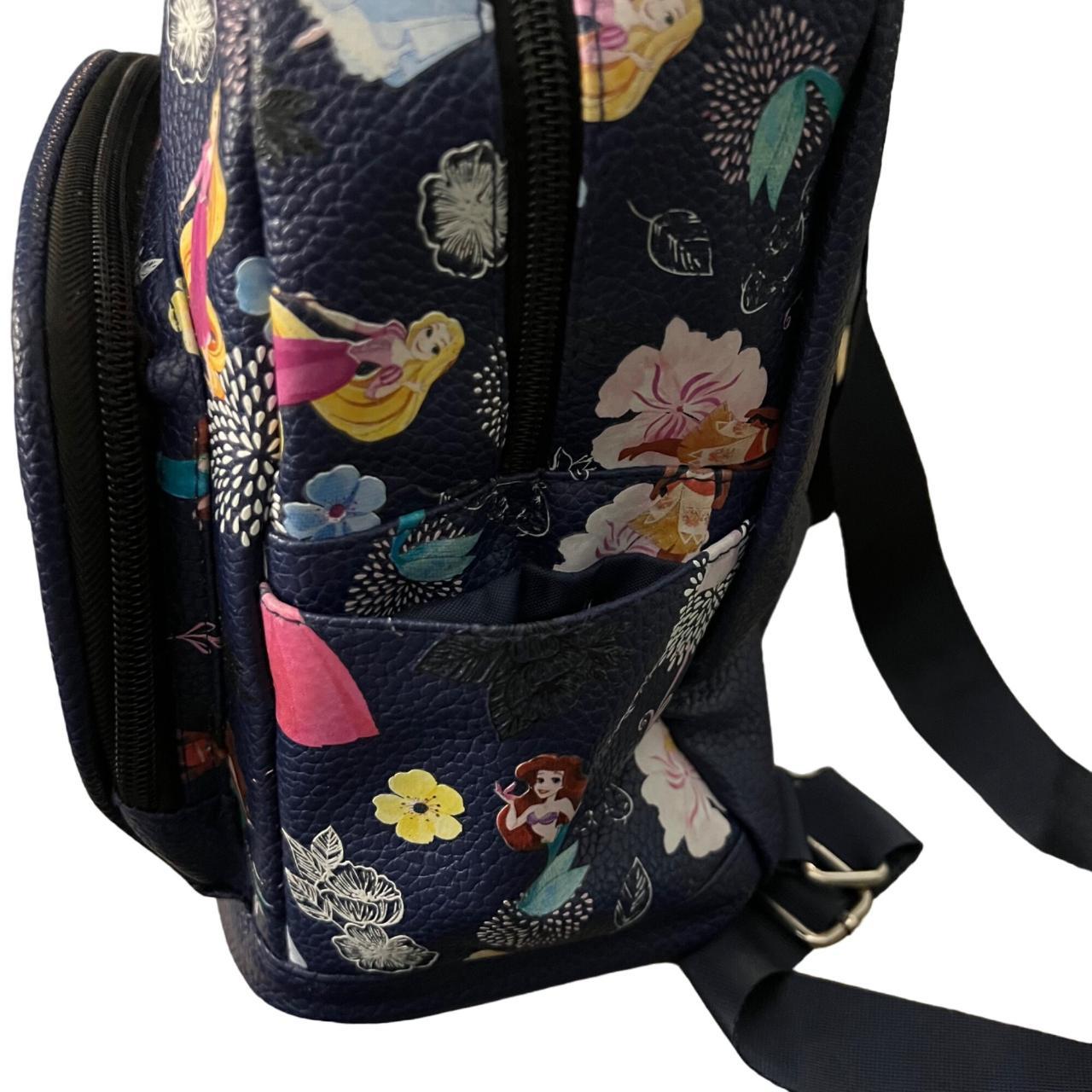Disney Princesses Mini Faux Leather Backpack in... - Depop