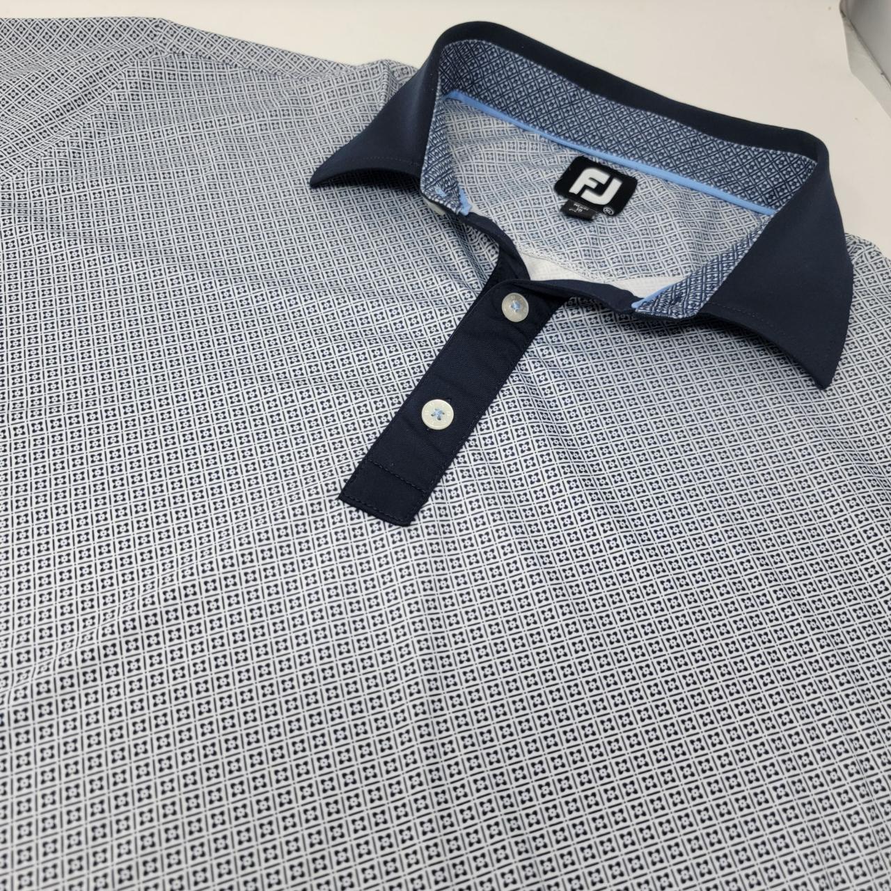 This Men's XL FootJoy Golf Polo Shirt, in a striking... - Depop
