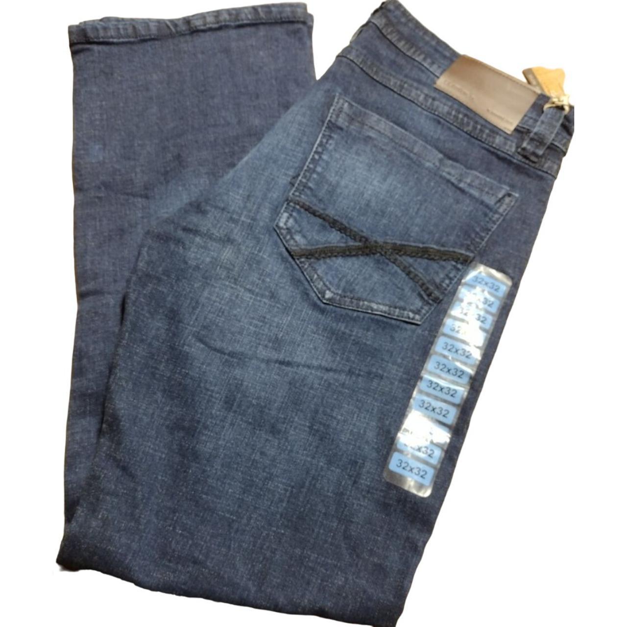 T.K. Axel Men's Slim Boot Stretch Denim Jeans Blue... - Depop