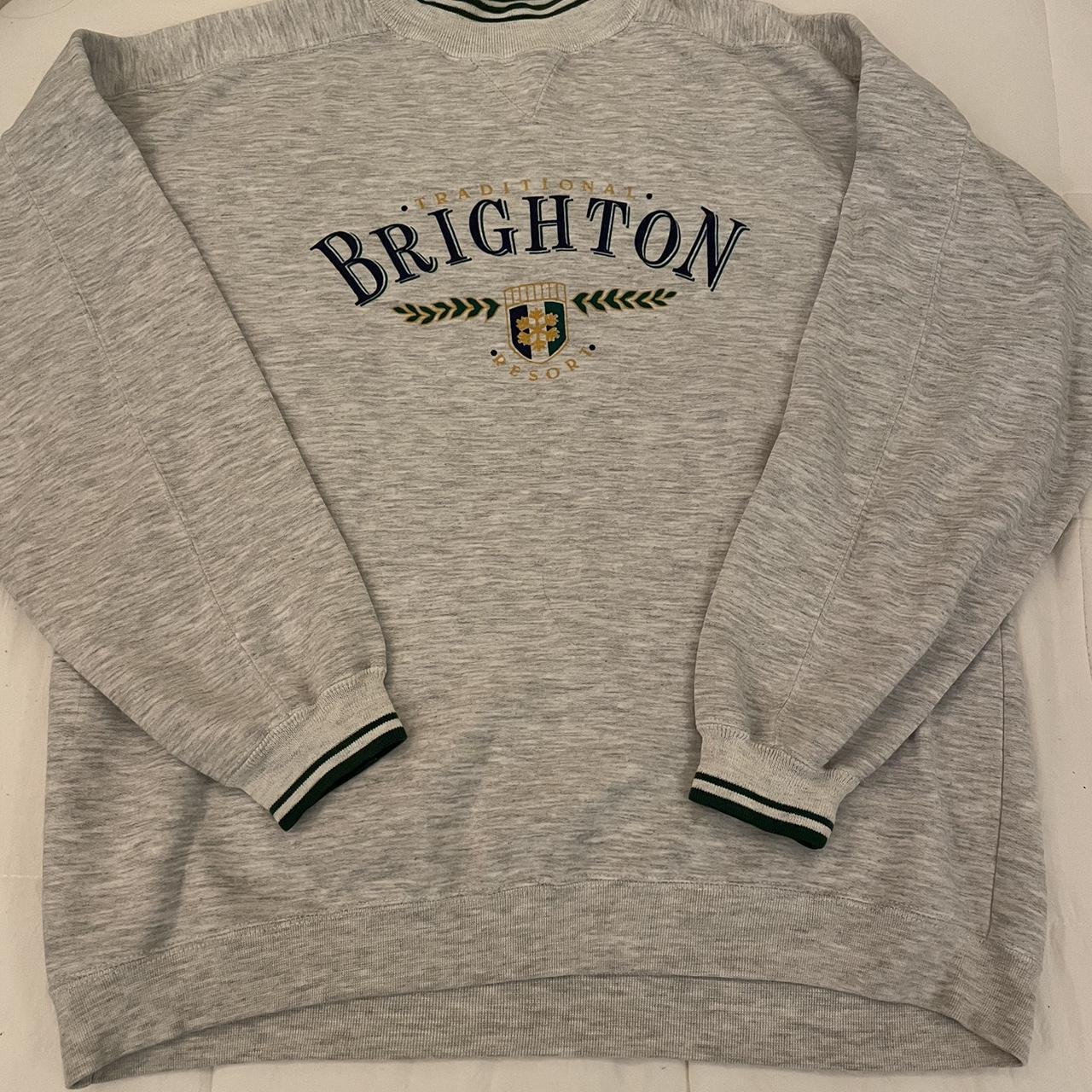 Vintage Brighton Crewneck. Worn once, size xl.... - Depop