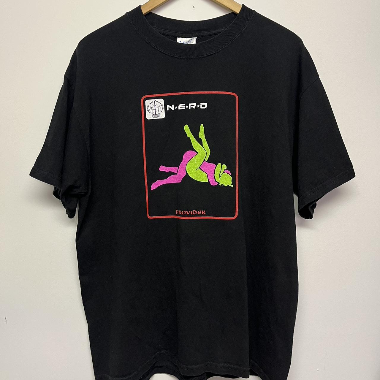 2000's N.E.R.D (NERD) Provider Shirt Size:... - Depop