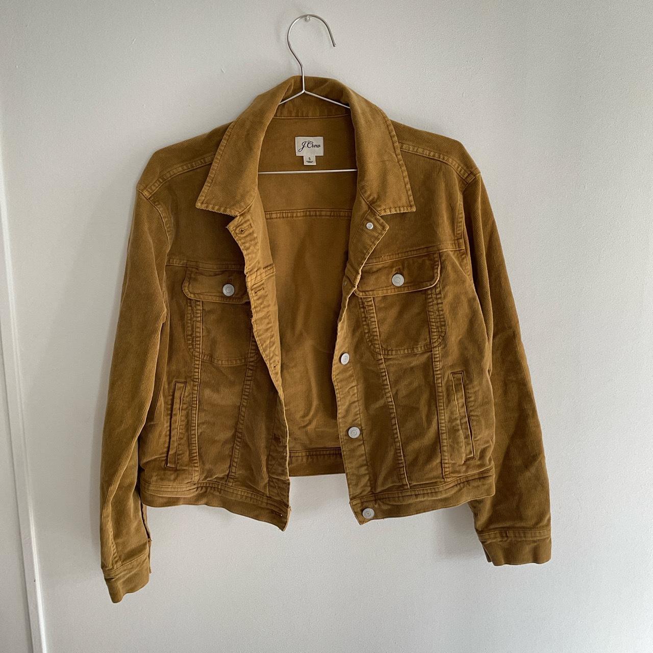J.Crew corduroy mustard yellow jacket. Regular... - Depop