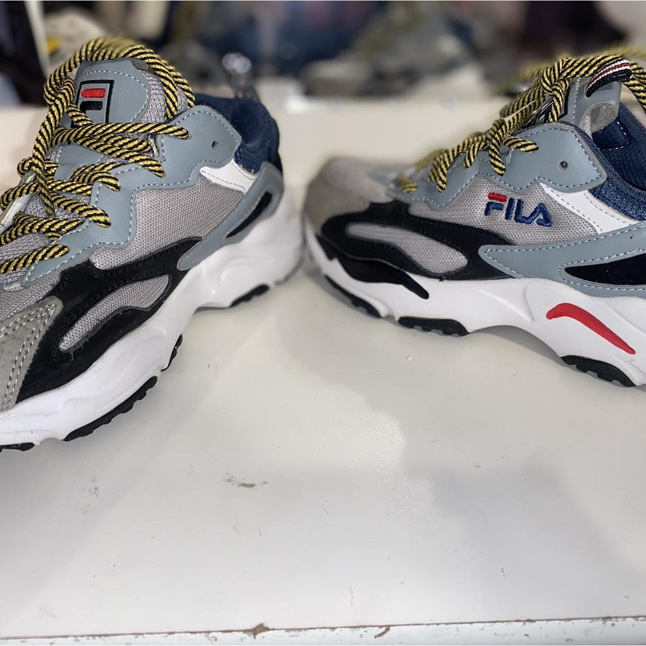 Grey Women’s Ray Tracer Fila Sneakers. Multiple... - Depop