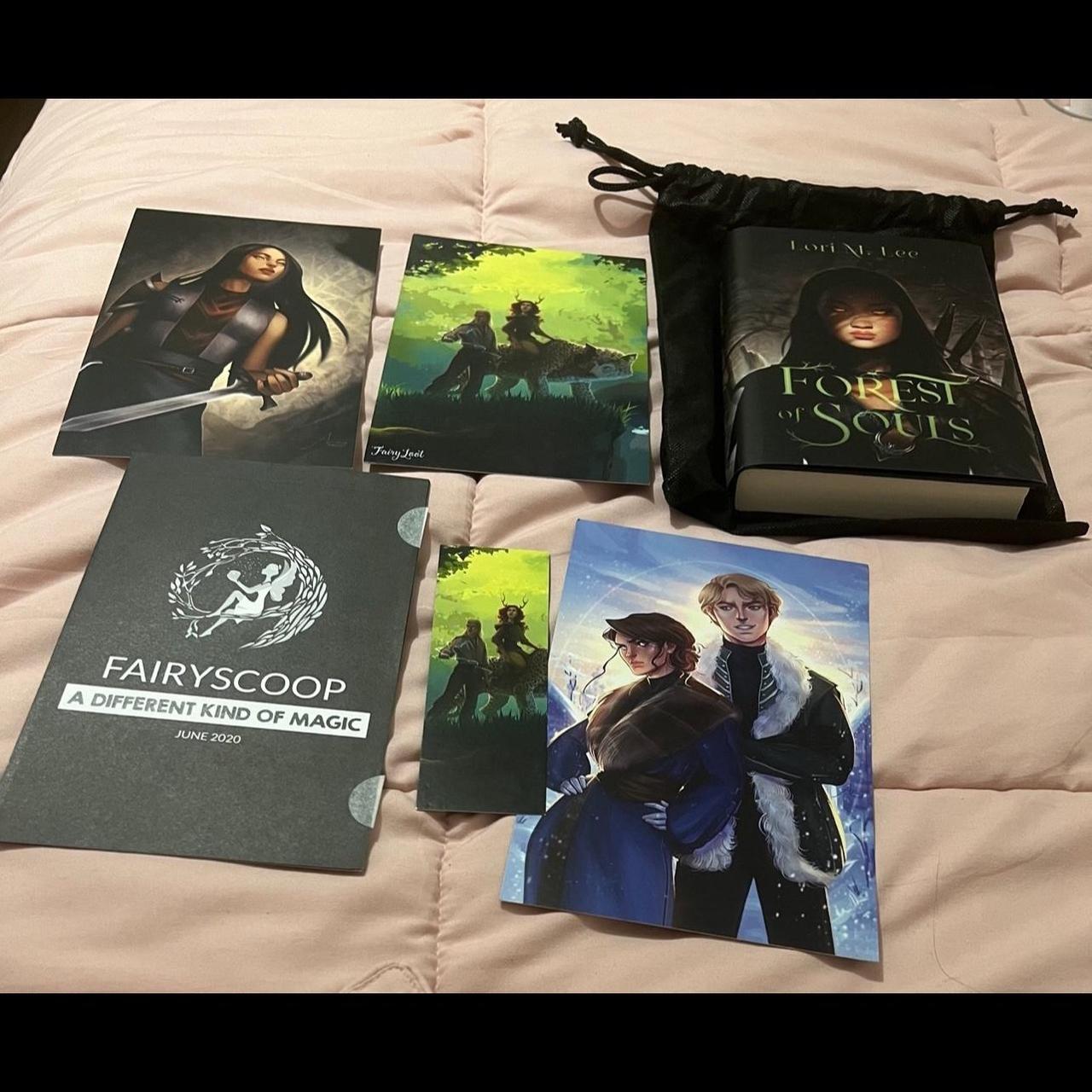 Fairyloot forest of souls sprayed edge a different... - Depop