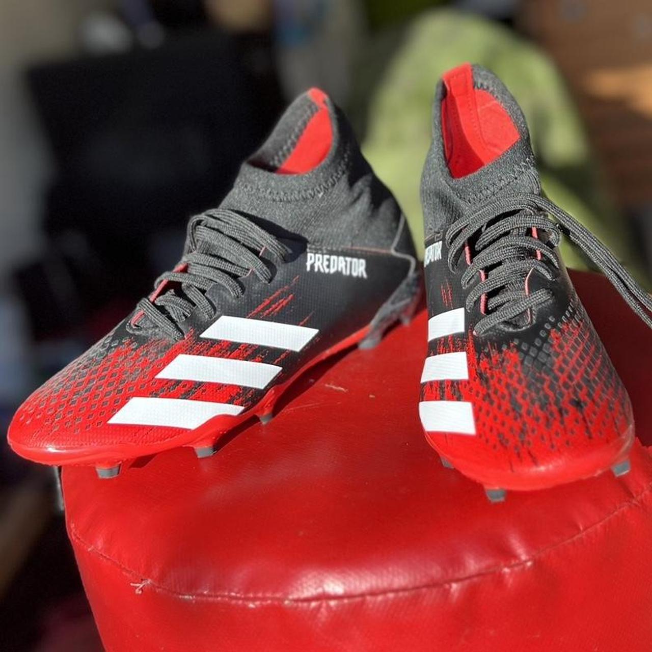 Unisex Adidas Predator soccer boys size 4 Used once - Depop