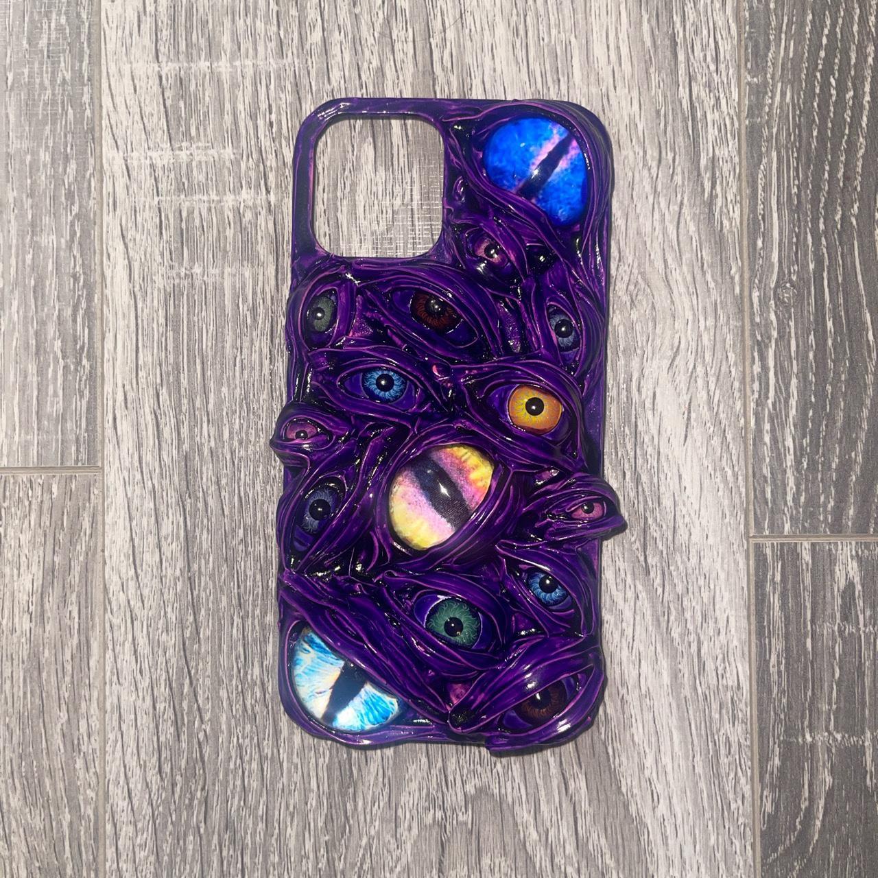 TECHYPOP purple venom iphone 12 pro case Brand... - Depop