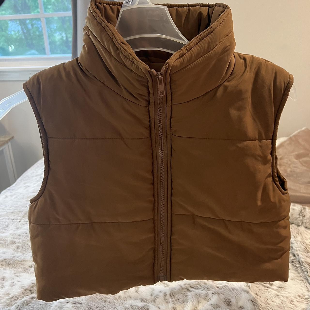 SHEIN Women's Brown Gilet | Depop