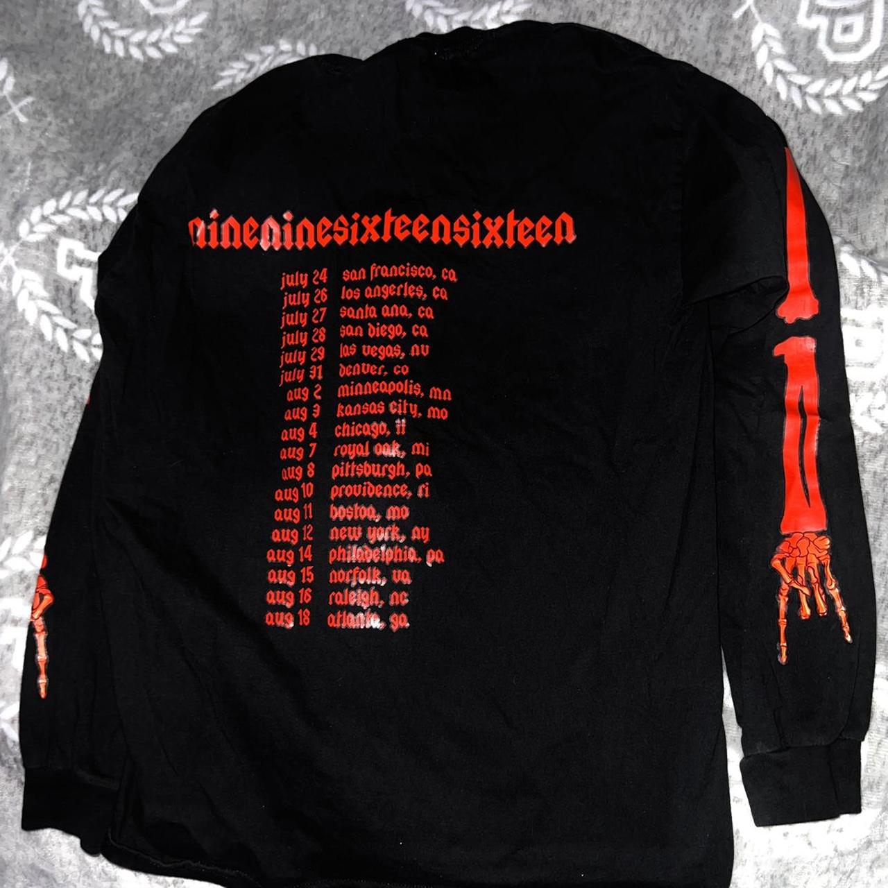 playboi carti skeleton long sleeve lowkey dont wanna... - Depop