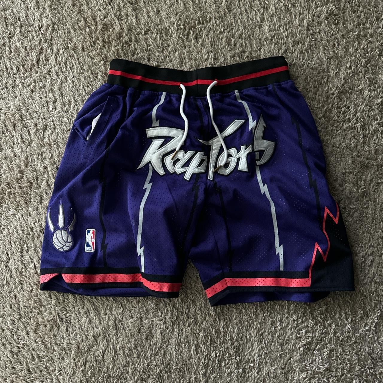 Purple Throwback Raptors Shorts #nba #basketball... - Depop