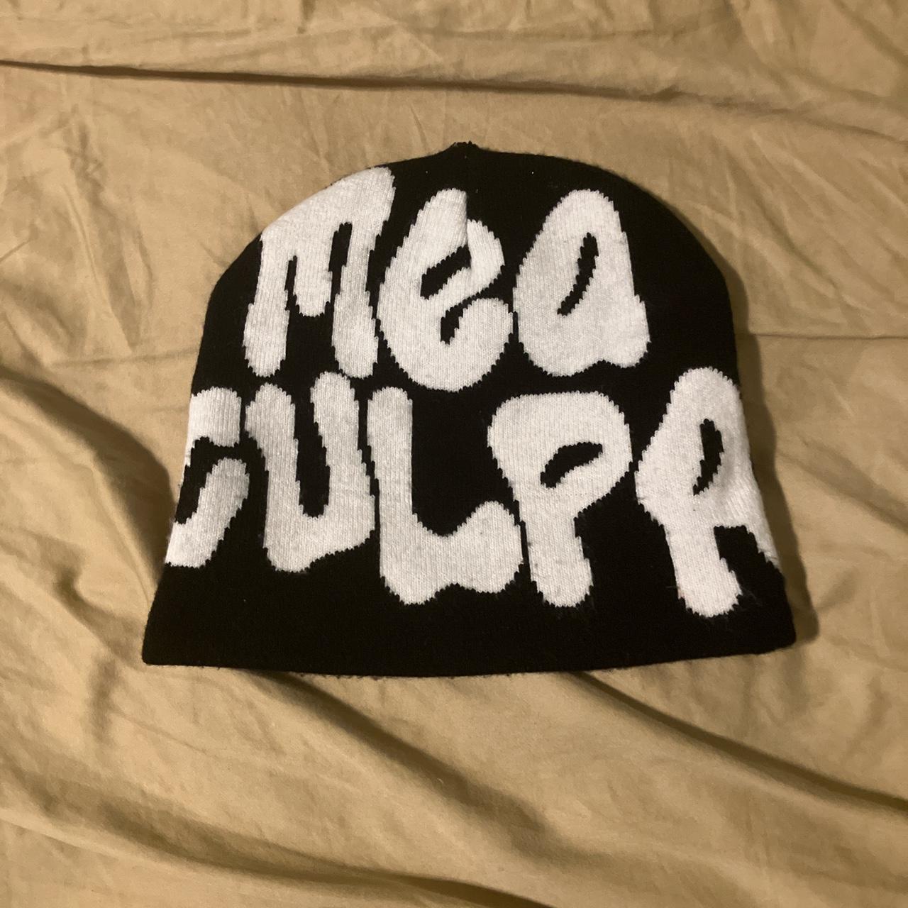 Trendy Mea Culpa Beanie - Depop