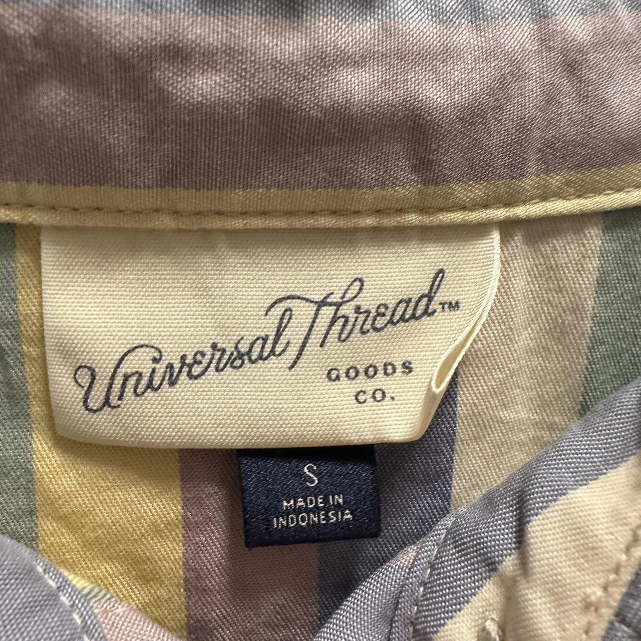 Universal Thread Men's Green and Purple Shirt | Depop