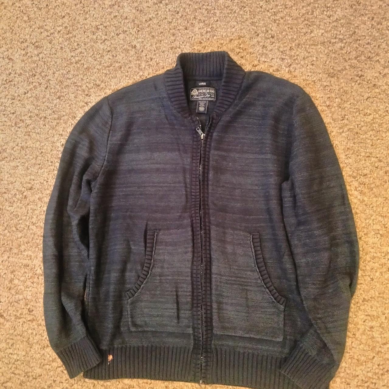 American Rag sweater jacket size L. Small... - Depop