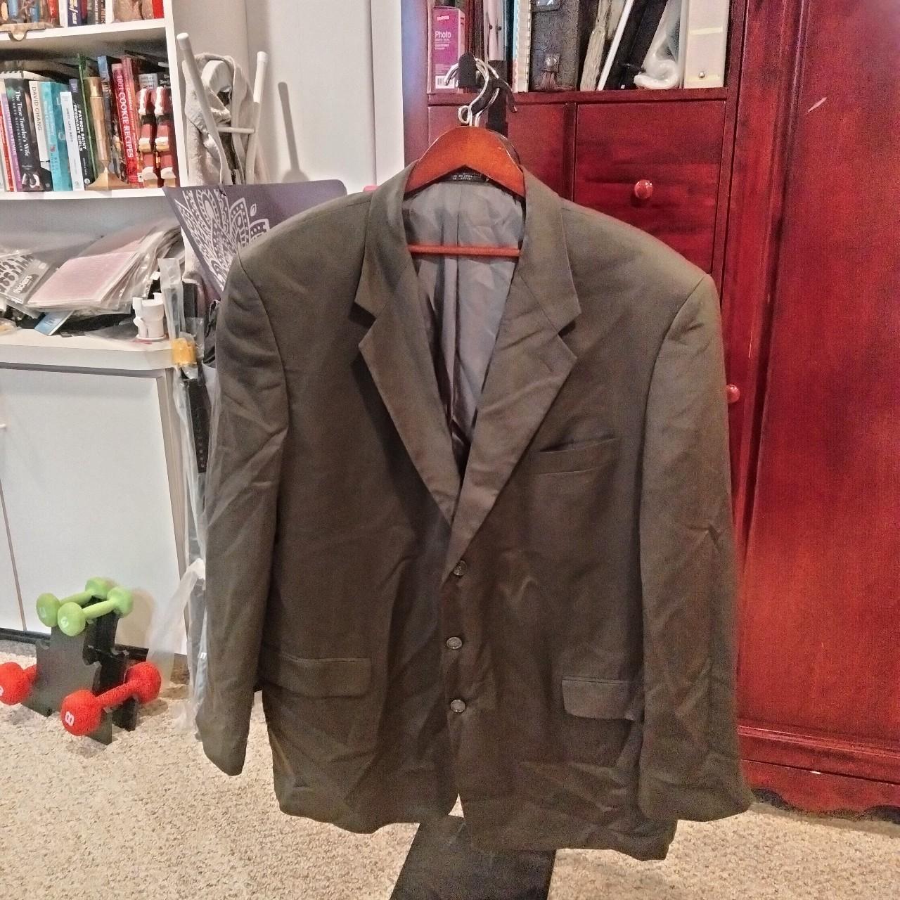 Jones New York Men's Grey Jacket | Depop