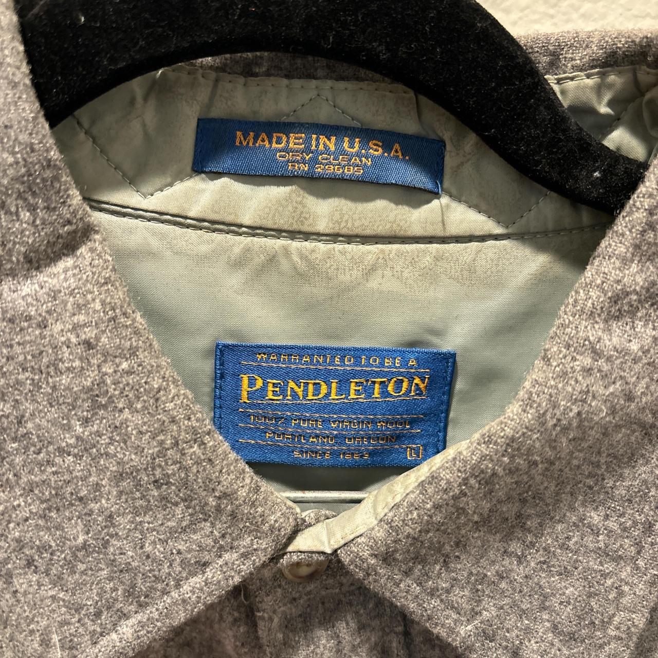 90s tuck in Pendleton made in USA. 100% Wool - Depop