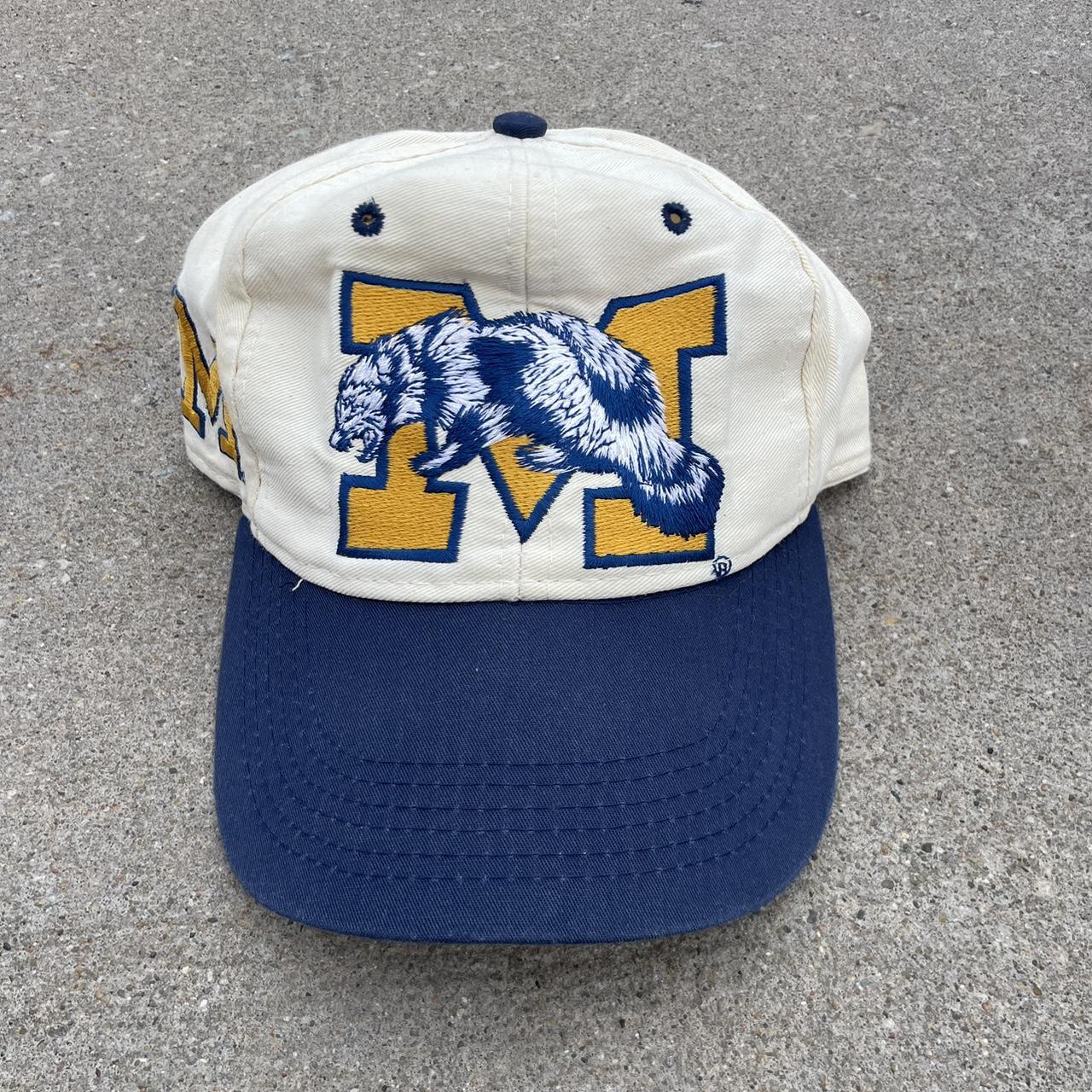 Vintage Michigan Wolverines hat One size fits all No... - Depop
