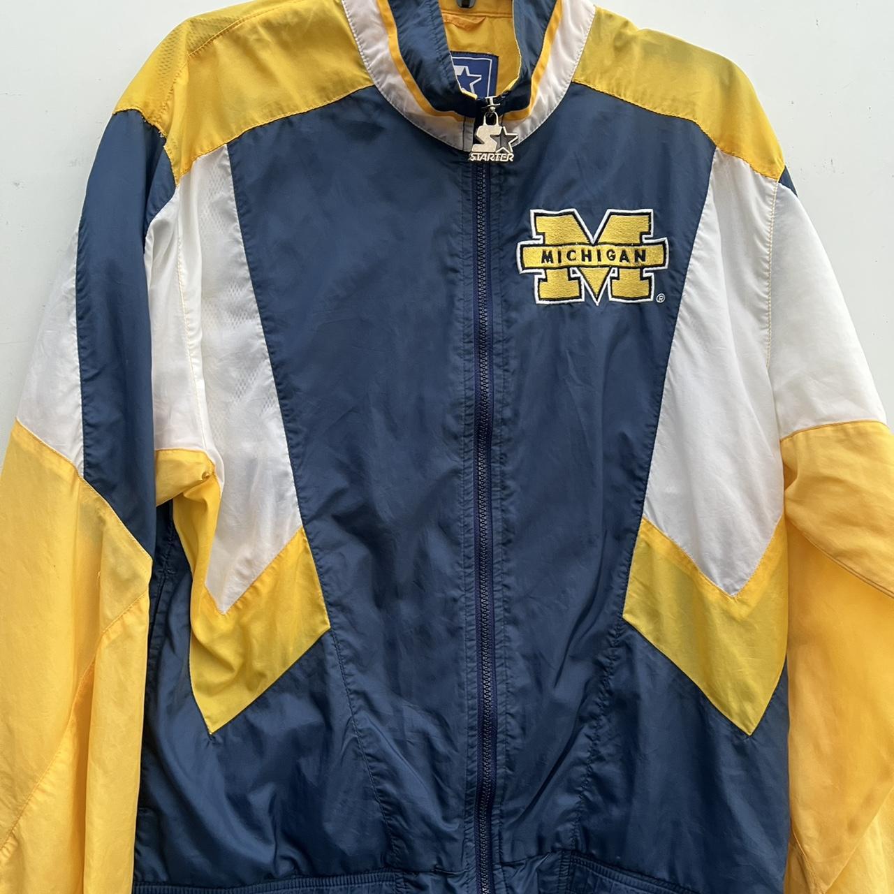 STARTER JACKET: Michigan State Jacket. Size Medium... - Depop