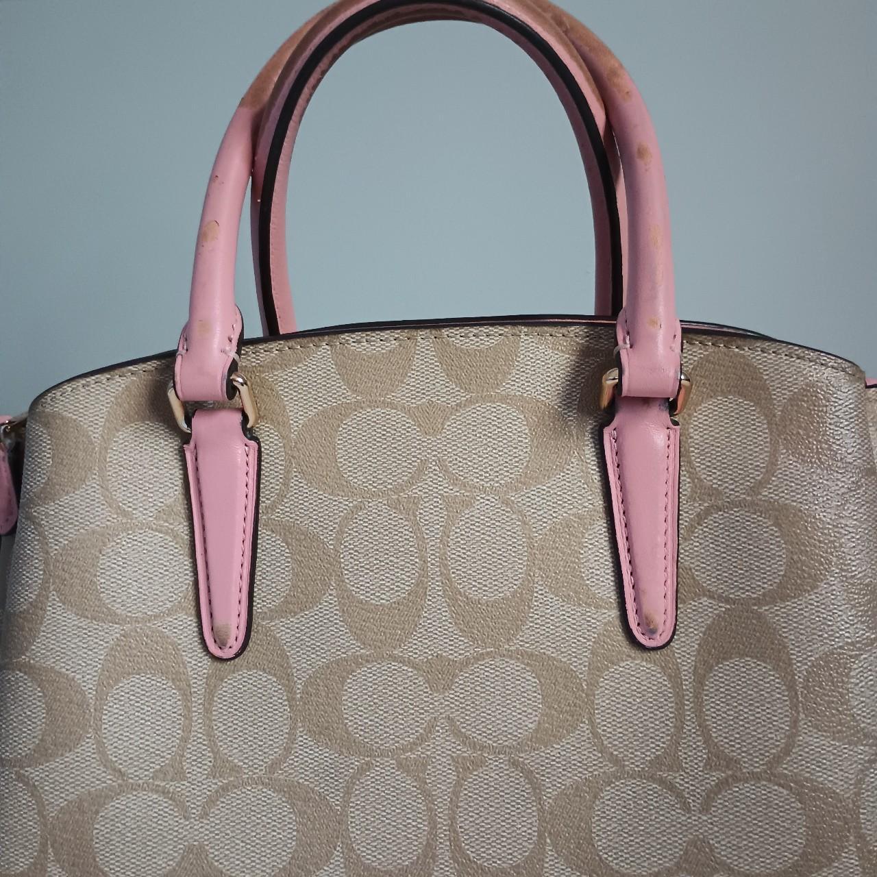 Coach purse with cute bedazzled heart details! The... - Depop