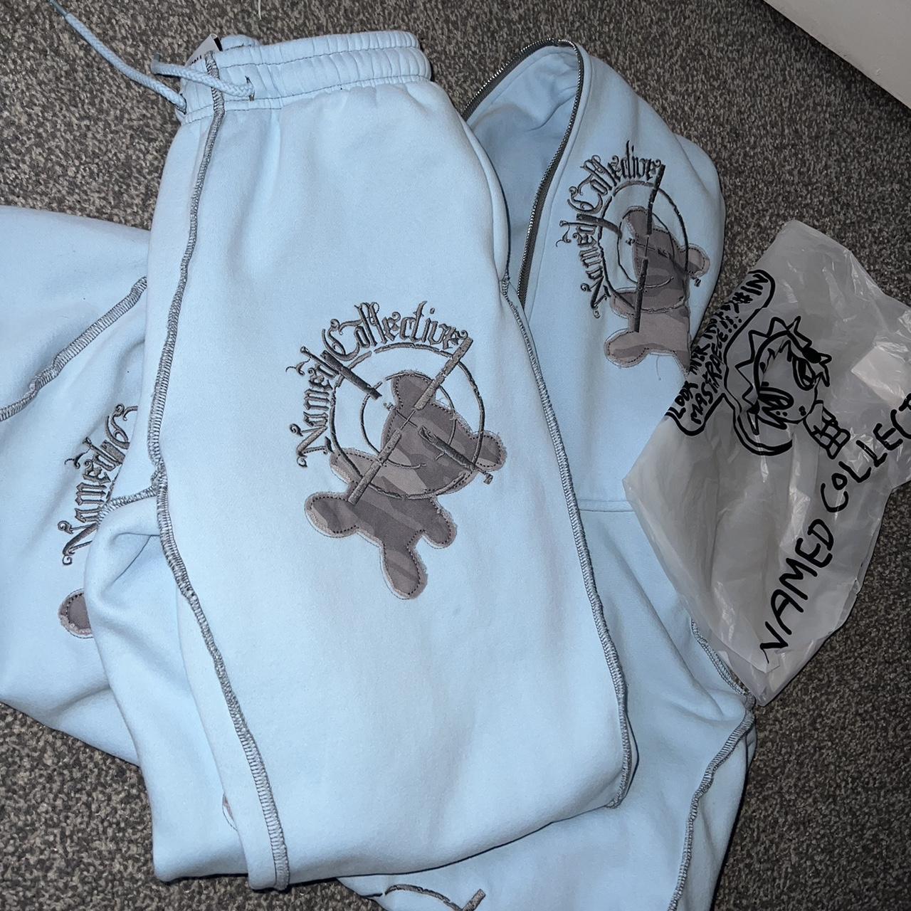 Named Collective Women's Blue Hoodie | Depop