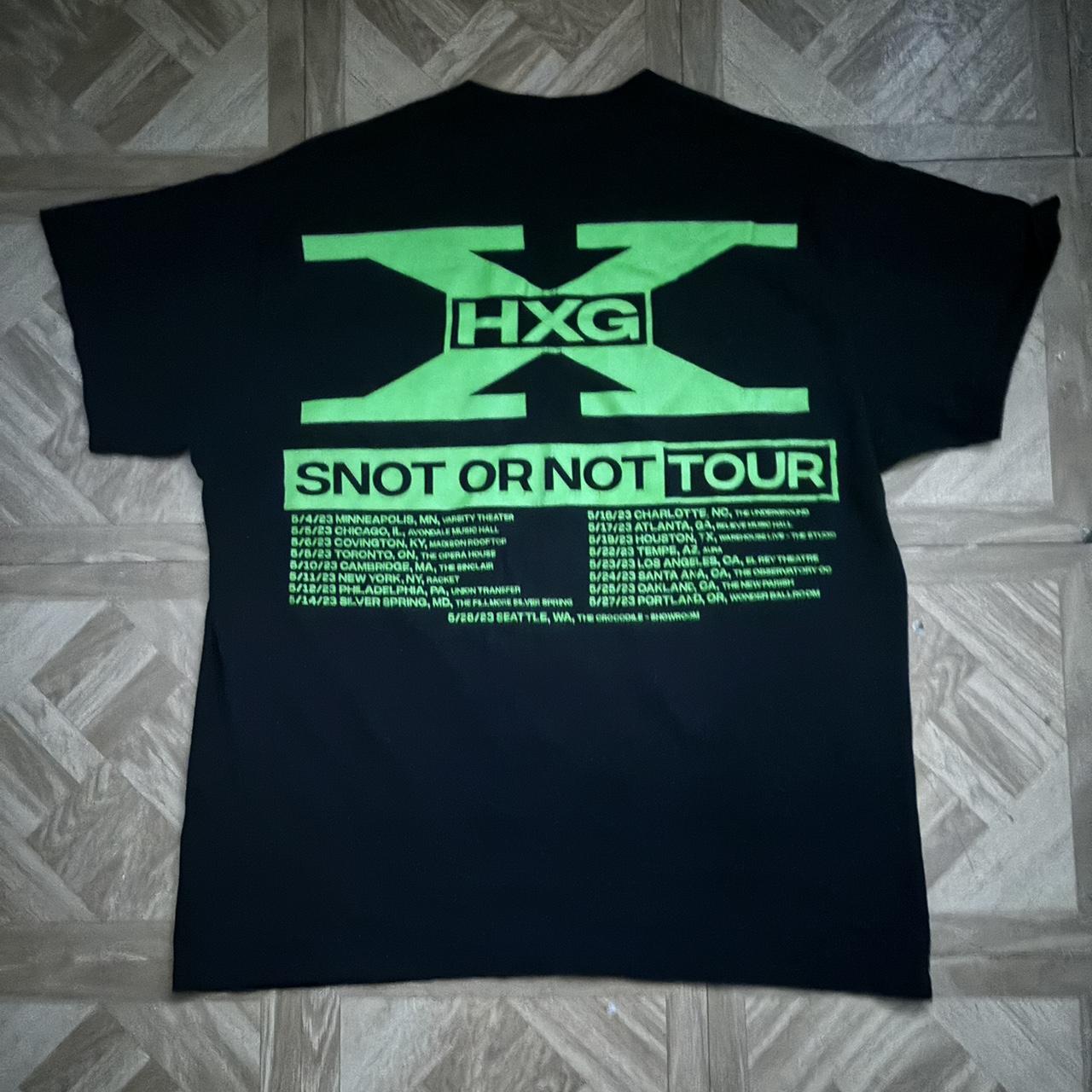 HOMIXIDE GANG SNOT OR NOT T” SIZE L FS FITS M DM... - Depop