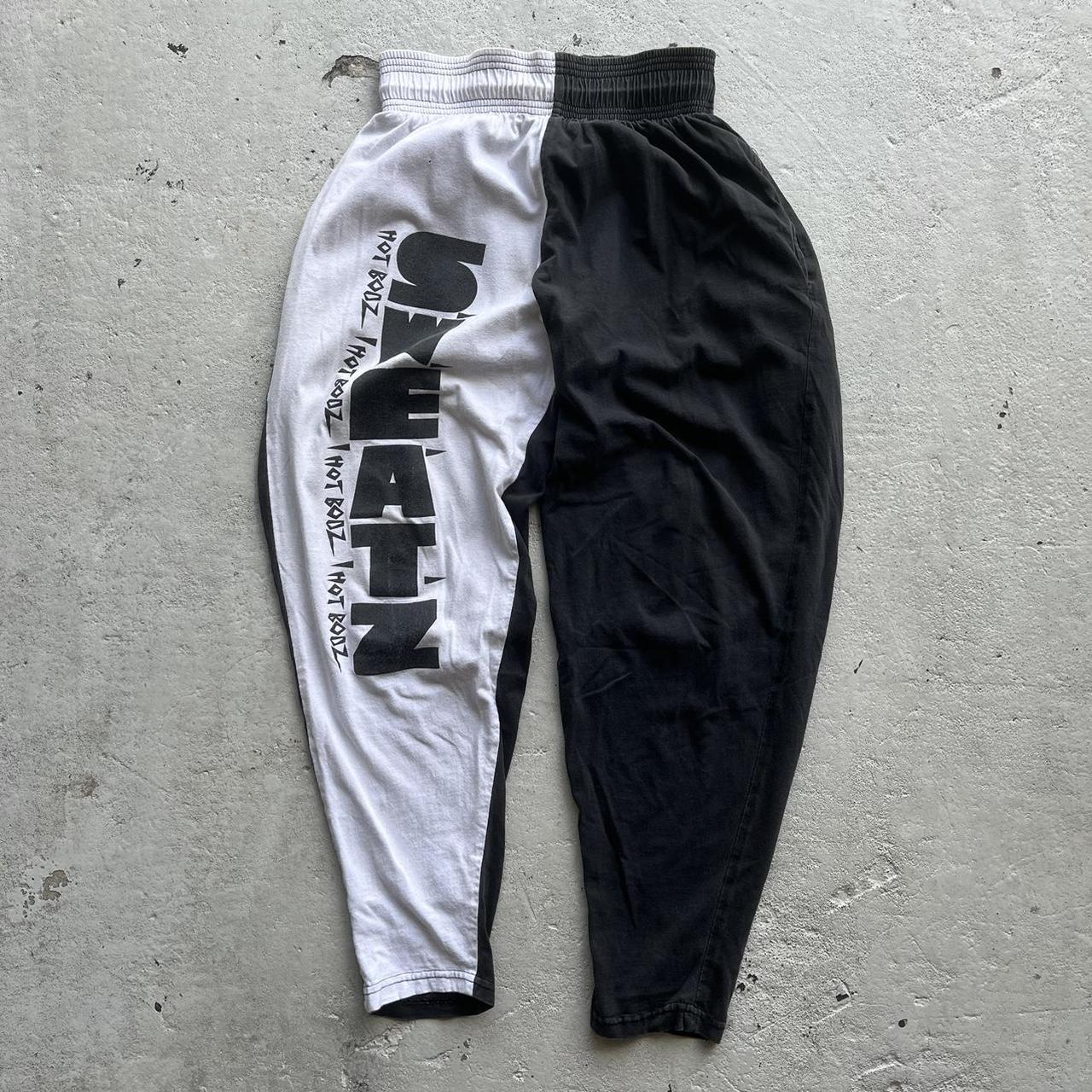 Vintage Baggy Sweatpants. Vintage 90s Made in USA... - Depop