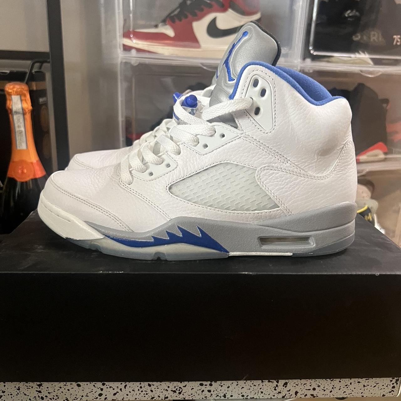 Jordan 5 Stealth Custom Customs painted to match OG... | Depop