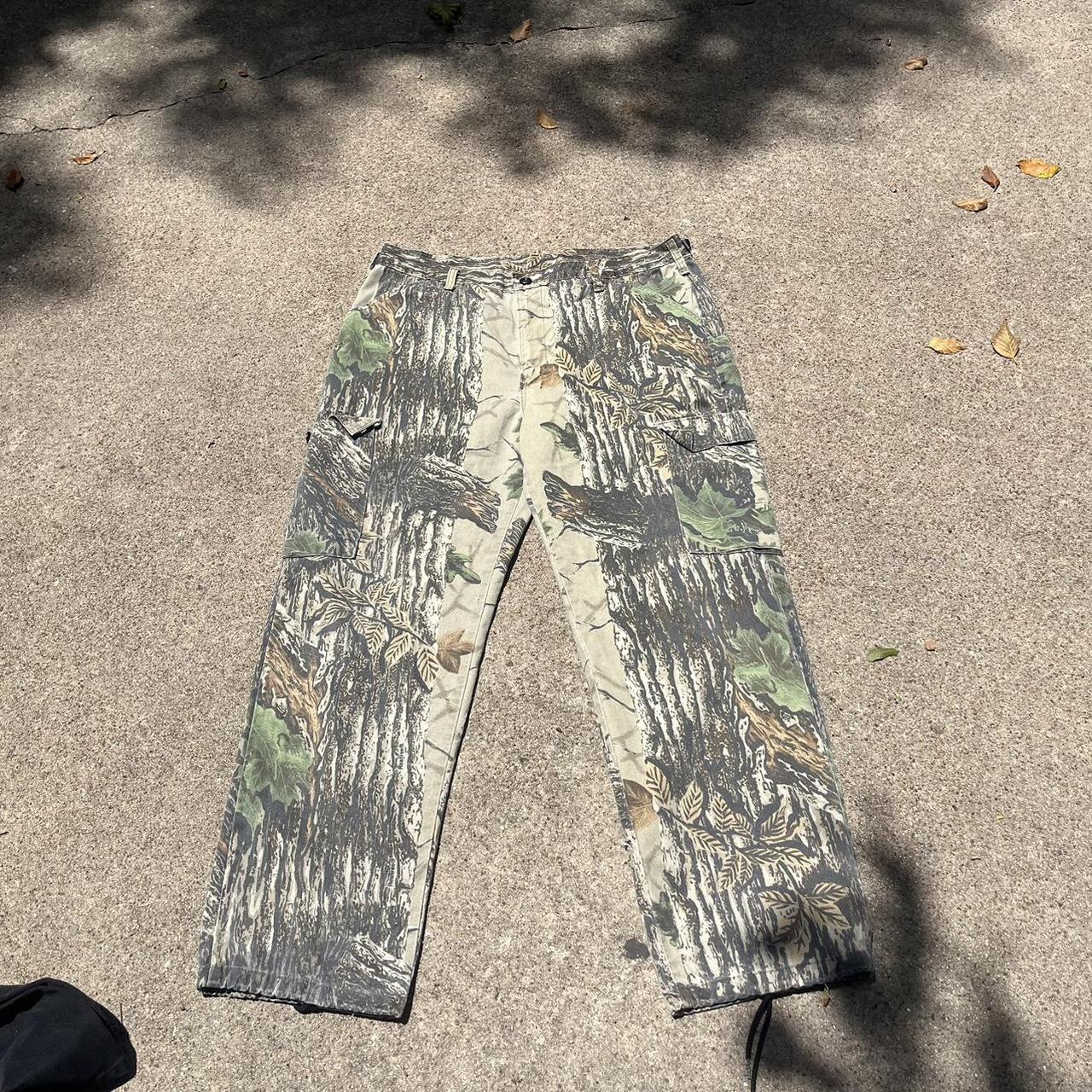 Streetwear Baggy Camo Realtree Cargo pant 36/30 -... - Depop