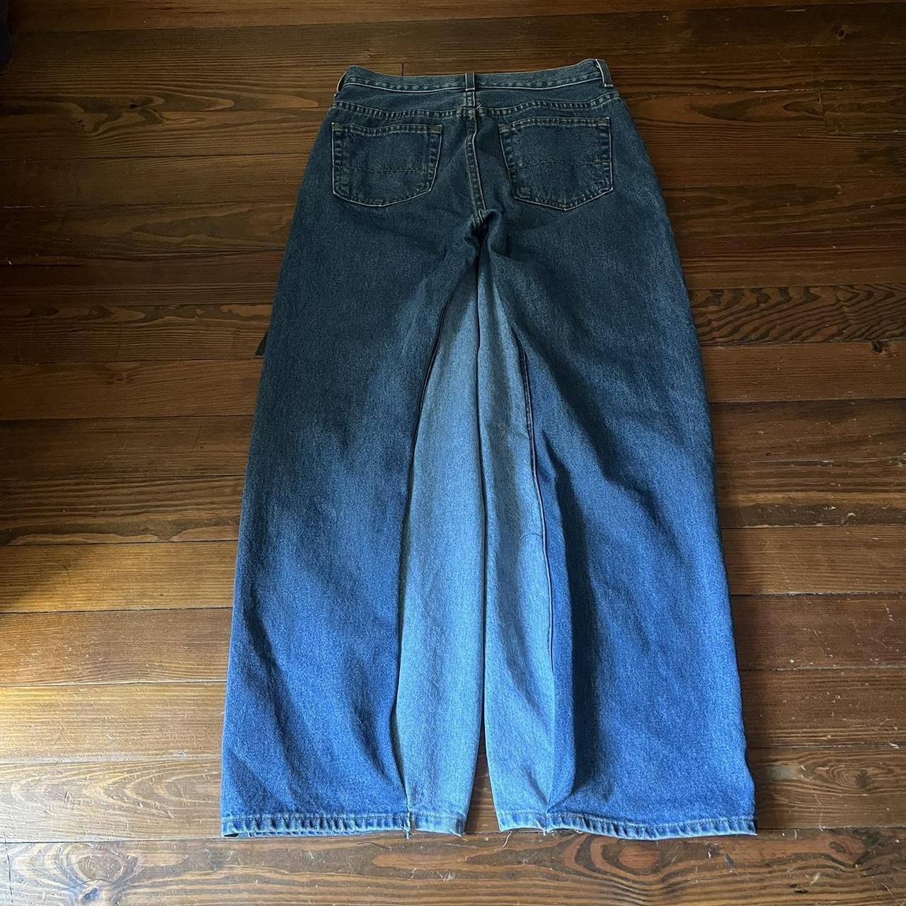 Jnco Jeans style handmade wide leg denim jeans Made... - Depop