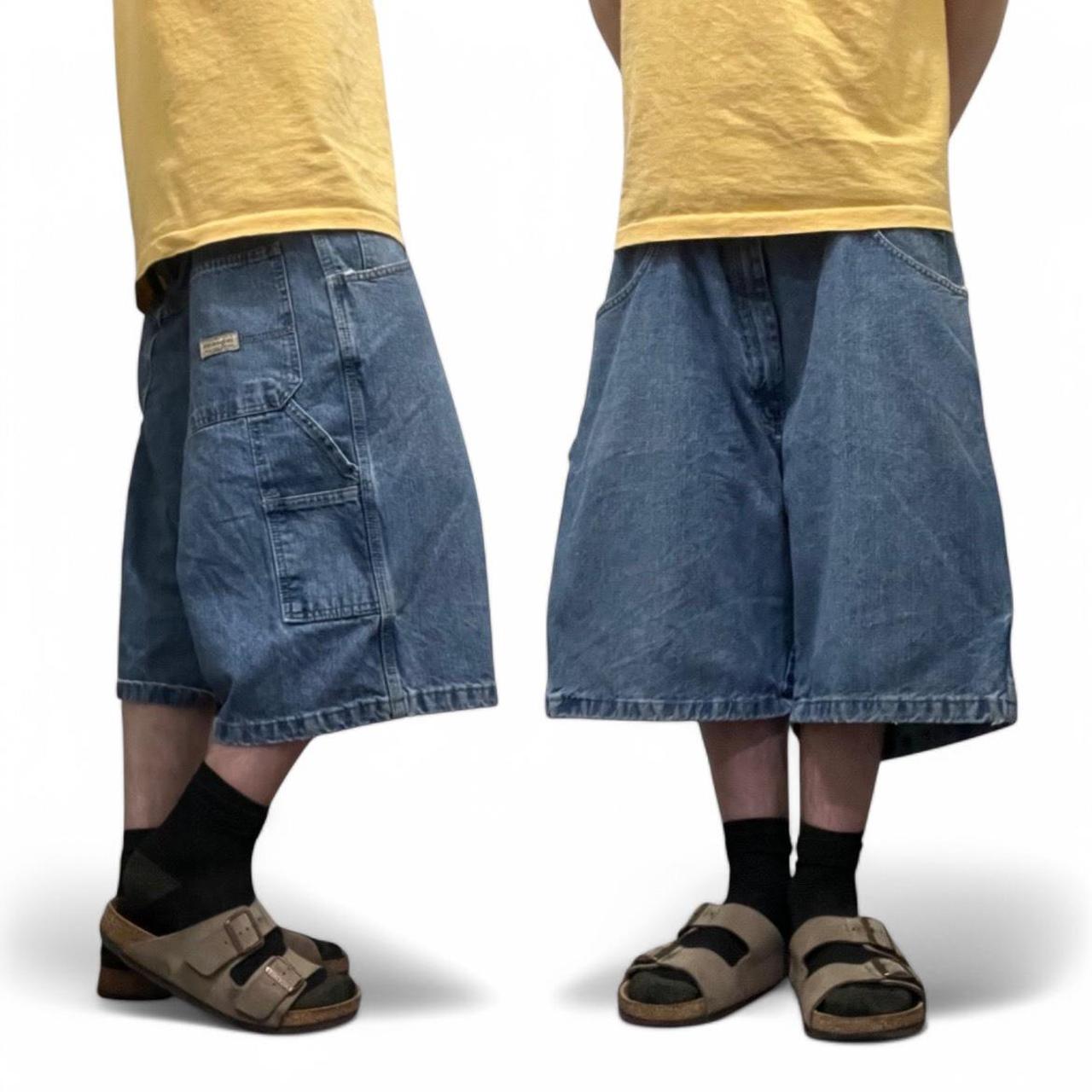 2000s skater grunge baggy jorts. tons of super cool... | Depop