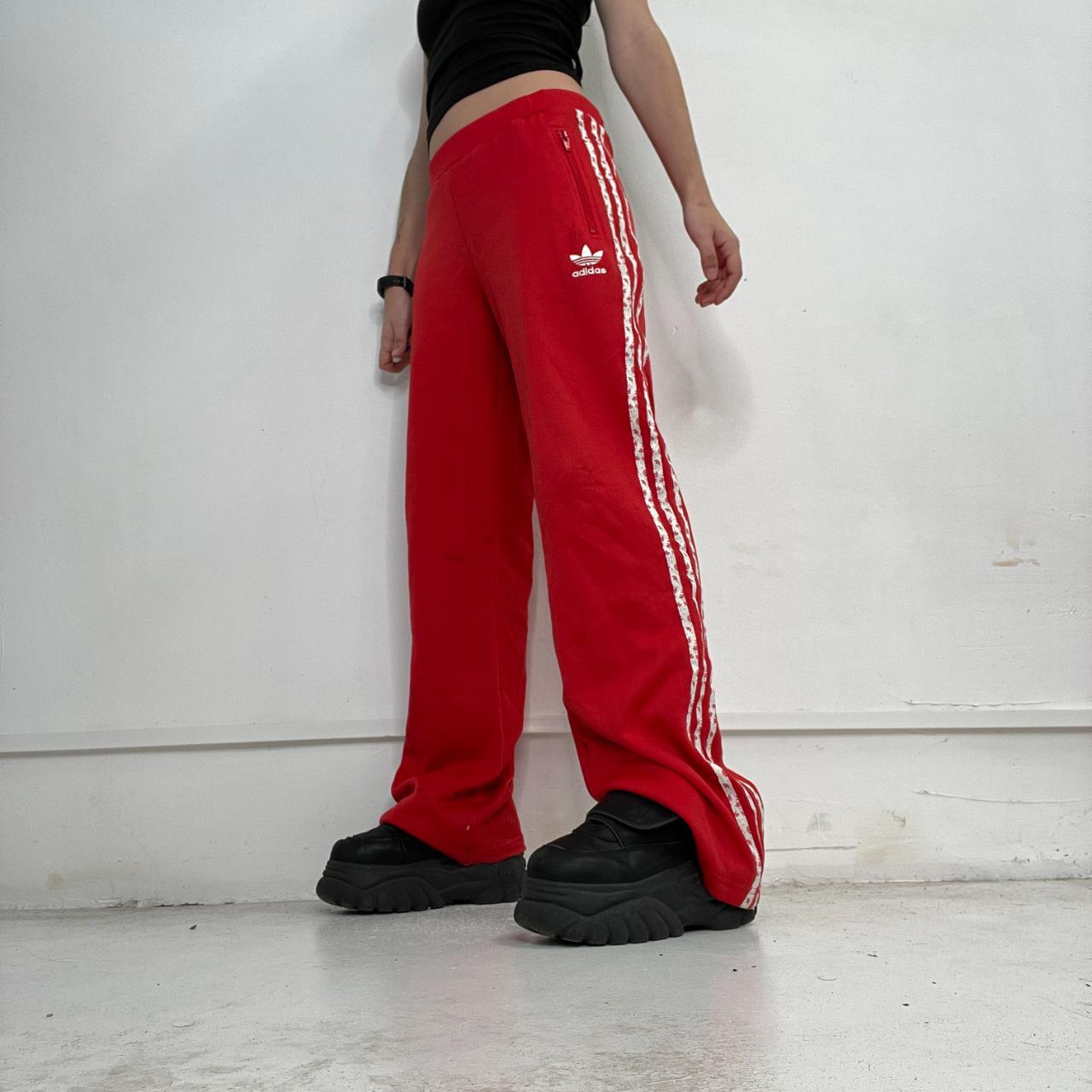 SPORTY DROP Super cute pair of red adidas... - Depop