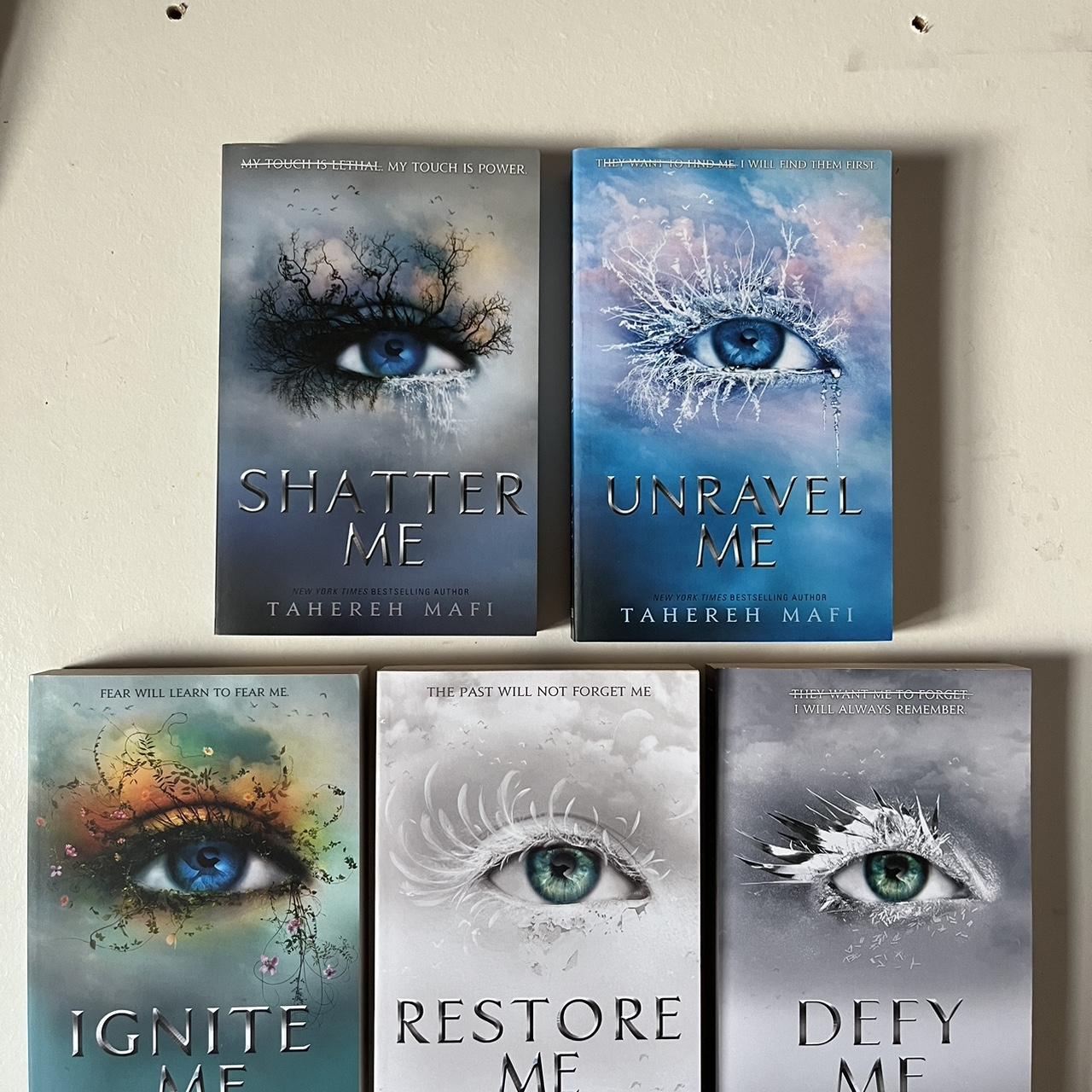 shatter me series by tahereh mafi (five books) the... - Depop