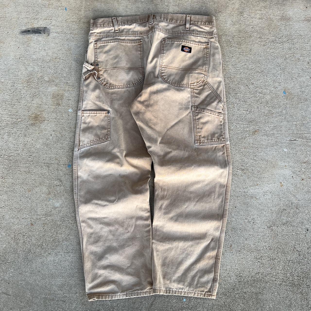 Dickies Tan Carpenter Pants Size 36x32 In really... - Depop