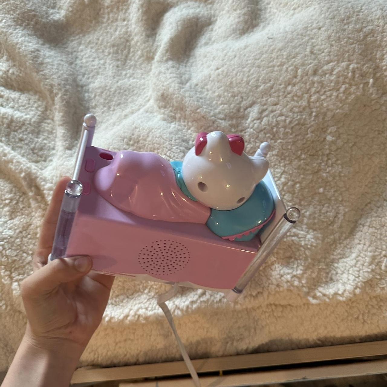 Sleeping Hello Kitty Alarm Clock and Radio... - Depop