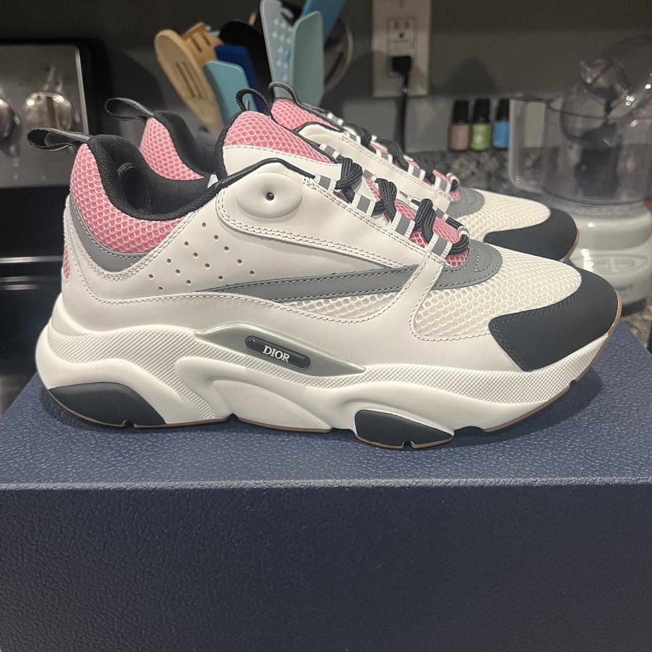 Dior B22 Pink White Size 7US / 40 EU Brand new... - Depop