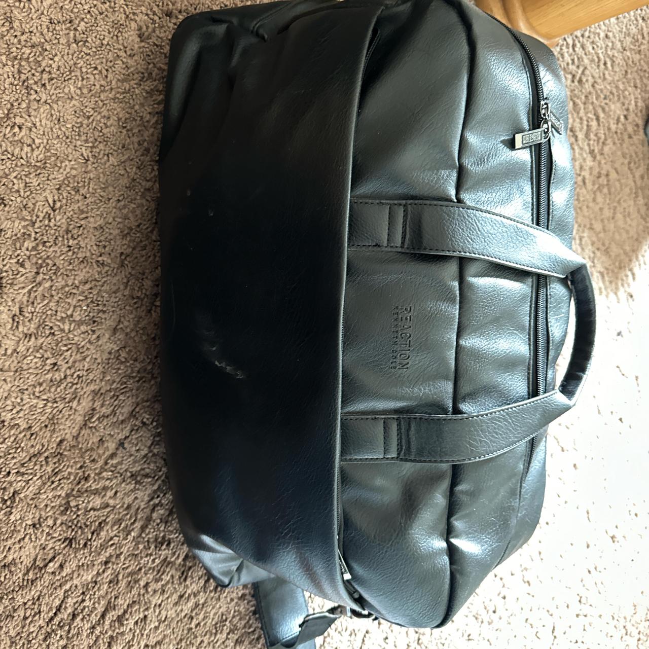 Kenneth Cole black duffle bag Small scuff in front... - Depop