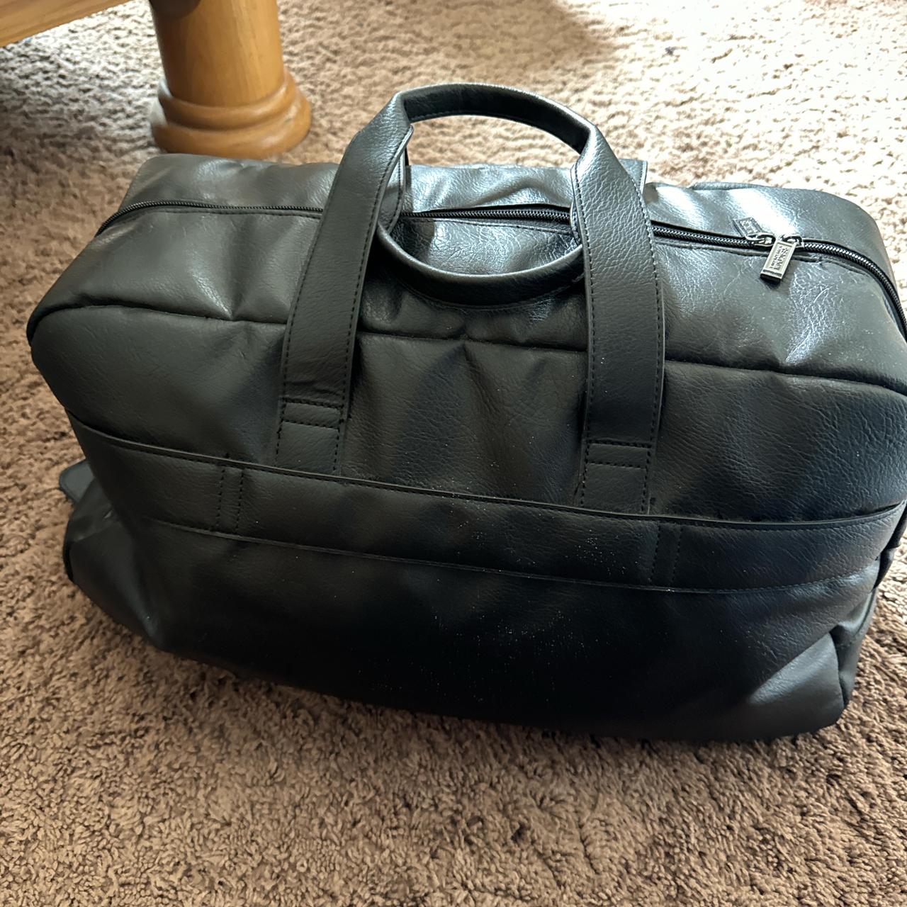 Kenneth Cole black duffle bag Small scuff in front... - Depop