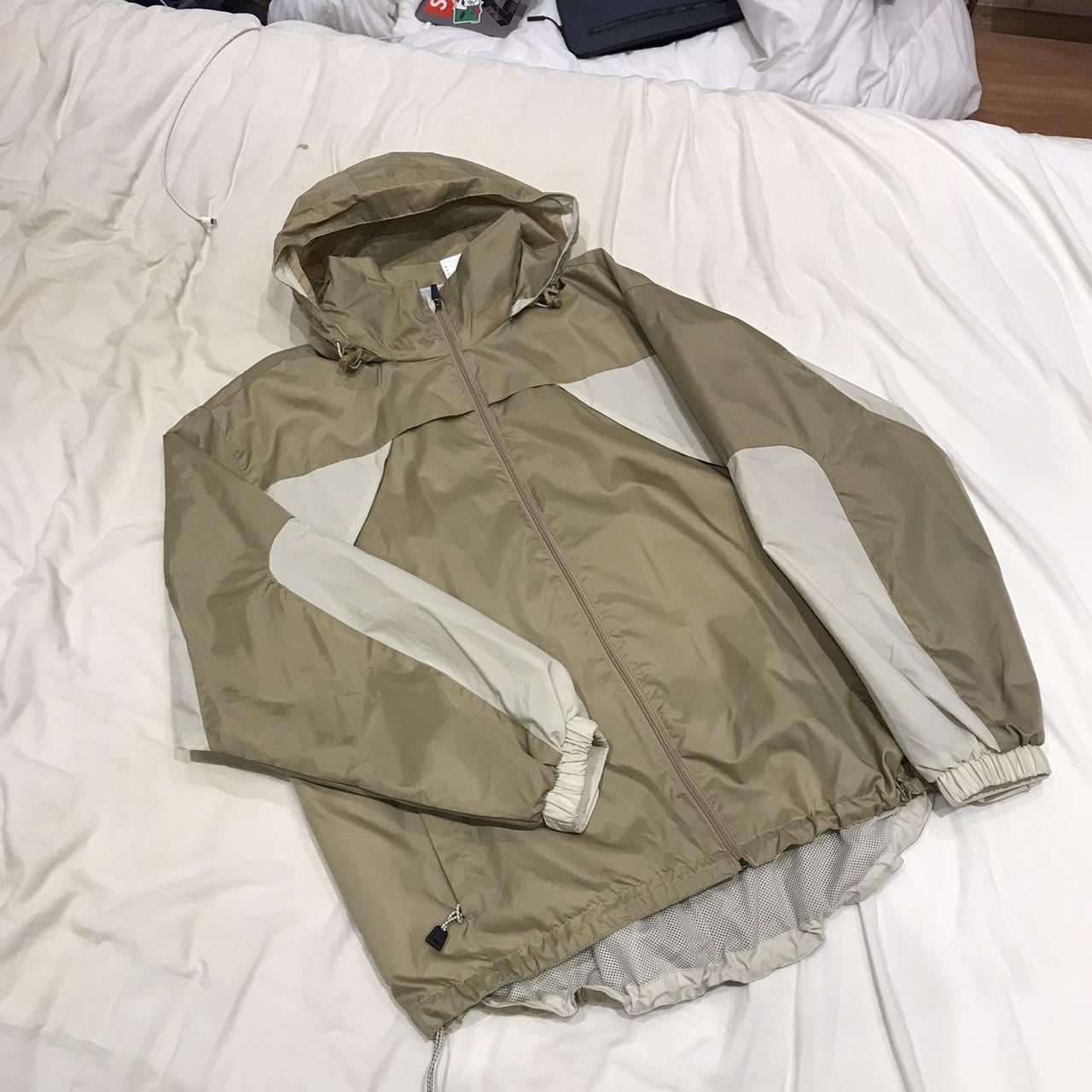 Wicked beige and light cream jacket From athletic... - Depop