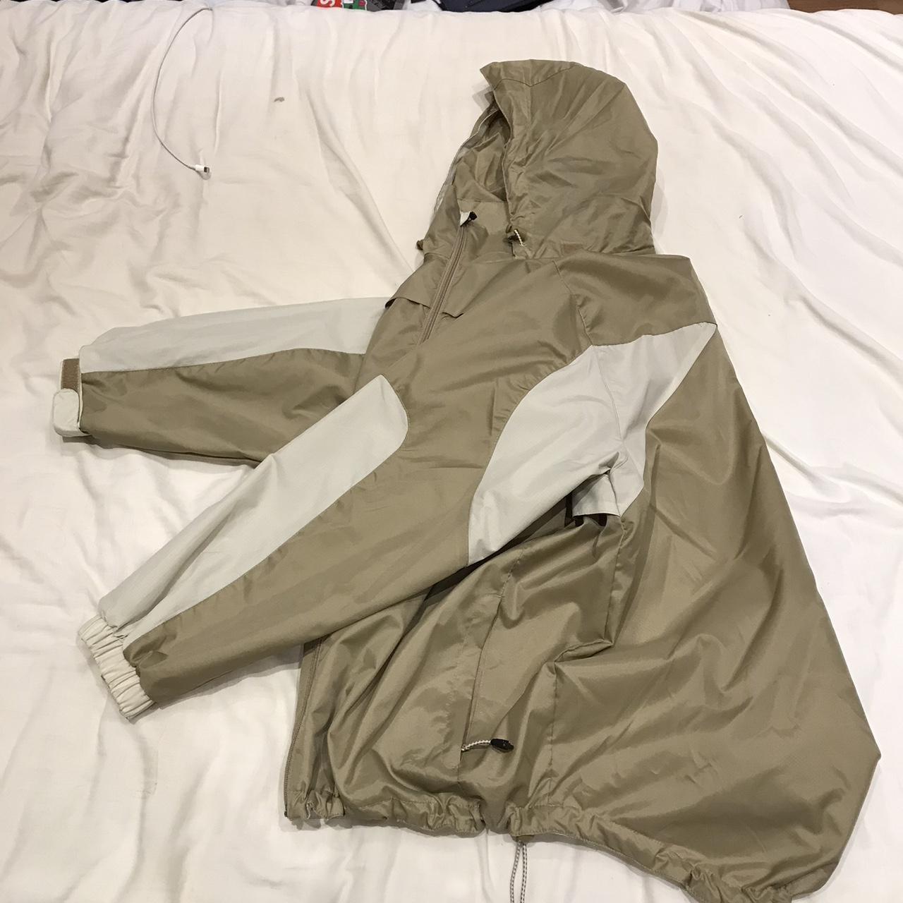 Wicked beige and light cream jacket From athletic... - Depop