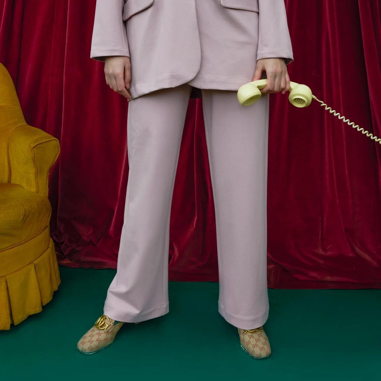 Blonde suit trousers sample in size small. These... - Depop