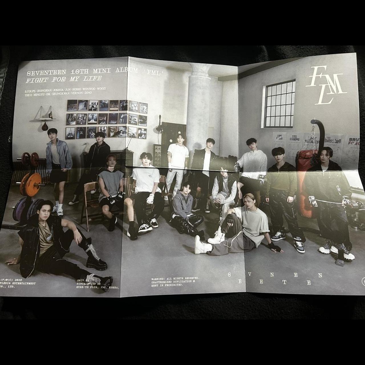 WTS Seventeen’s group FML poster Stamped shipping... - Depop