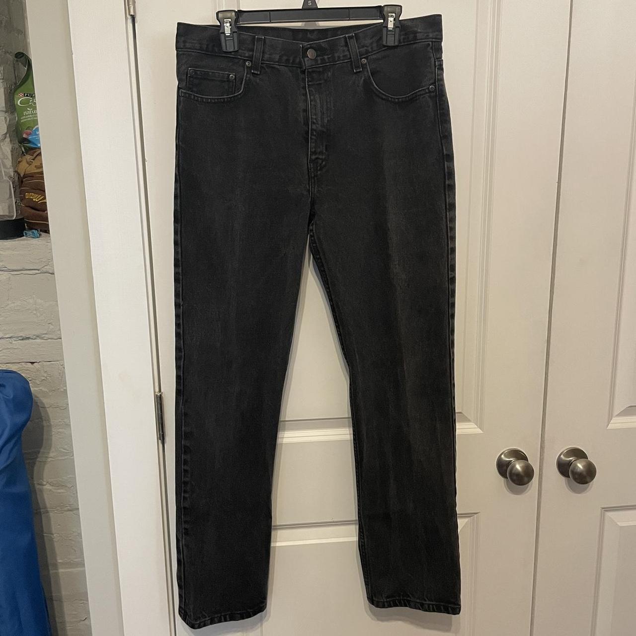 Faded Glory Denim Black Jeans Regular fit Fits... - Depop