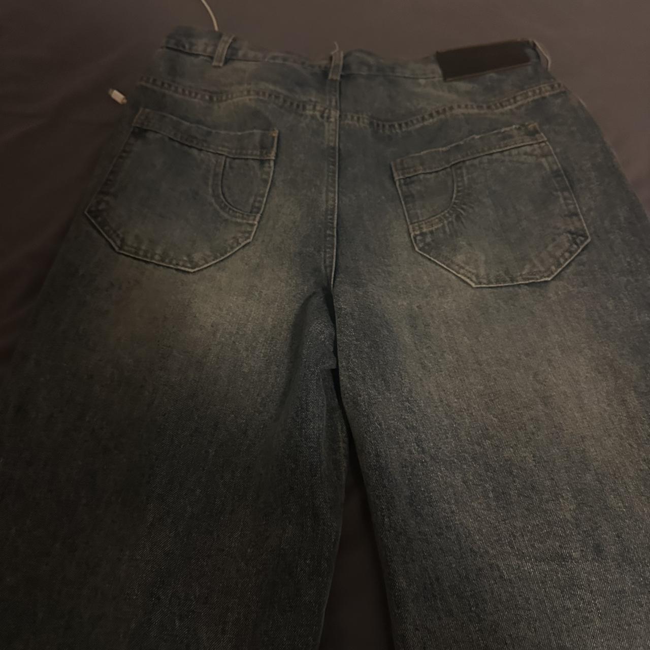 ditch jeans baggy jeans beautiful wash color very... - Depop