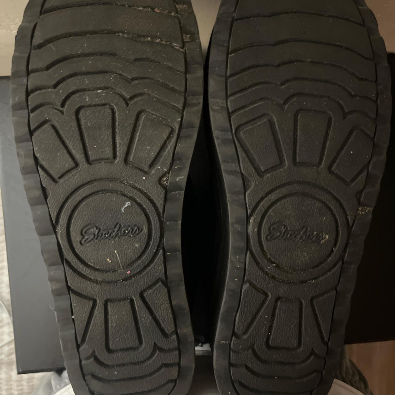 Black fugg sketcher platform boots rlly rlly dusty... | Depop