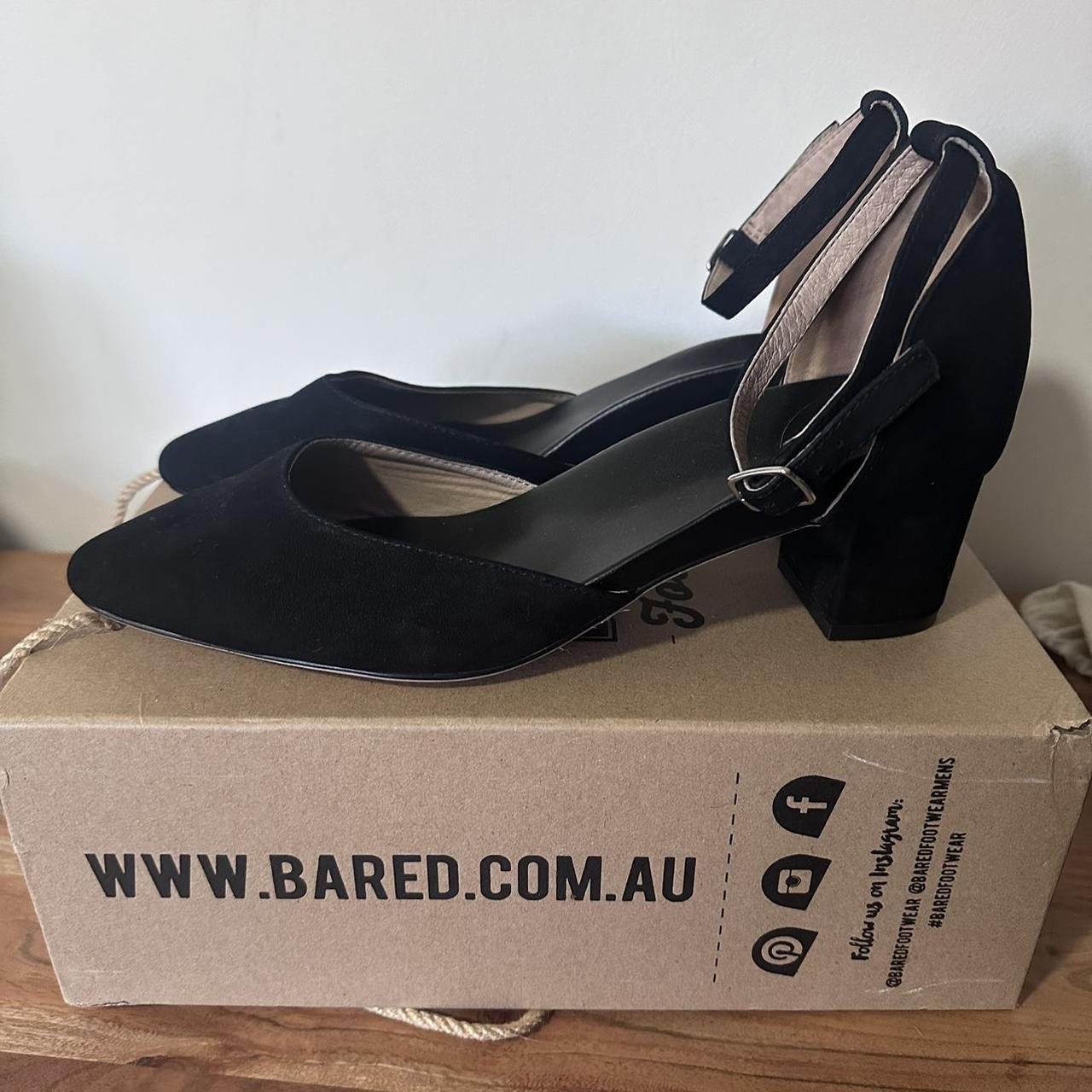 Bared Corella in a black suede in size 42. Only worn... - Depop