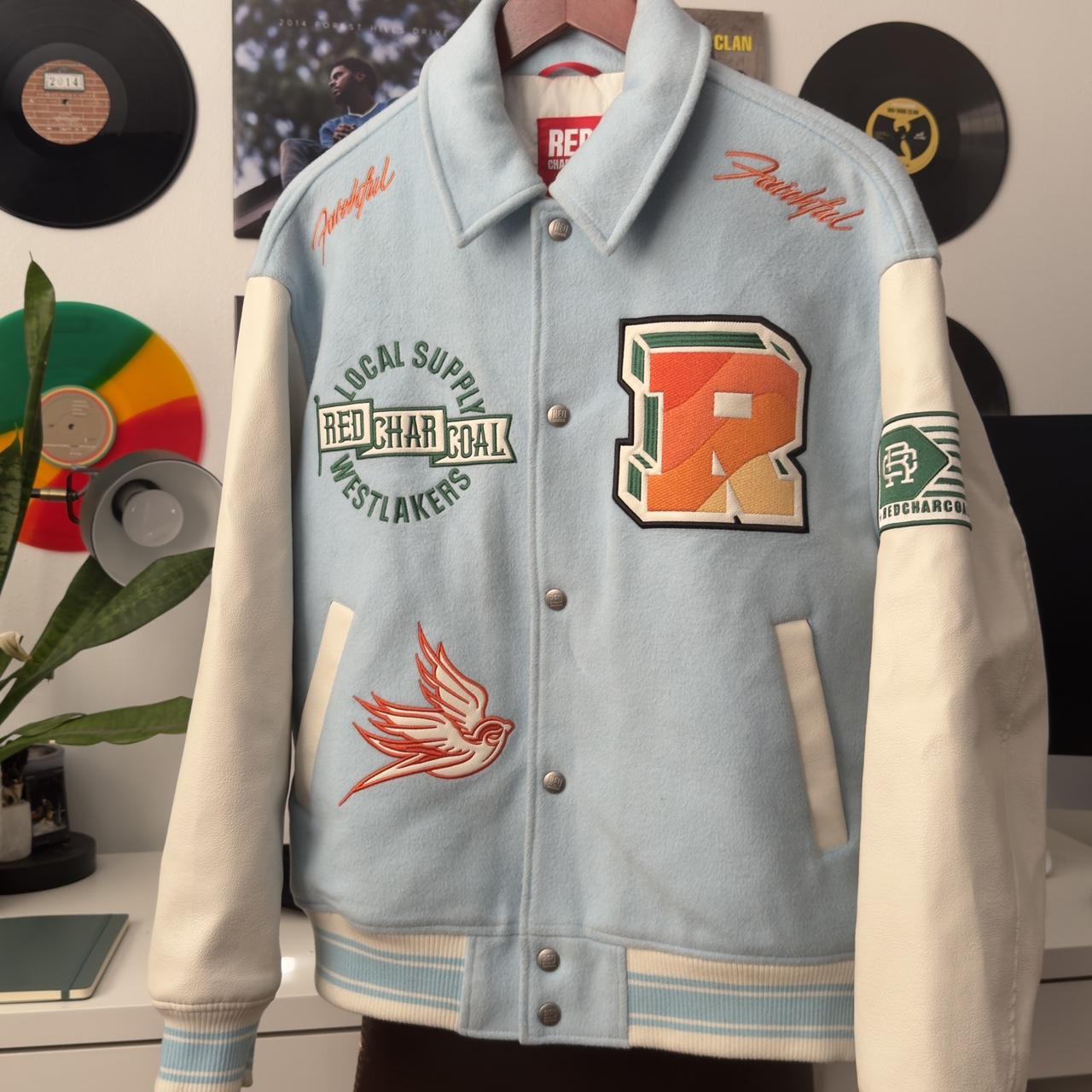 Varsity Jacket with great color combination - Depop